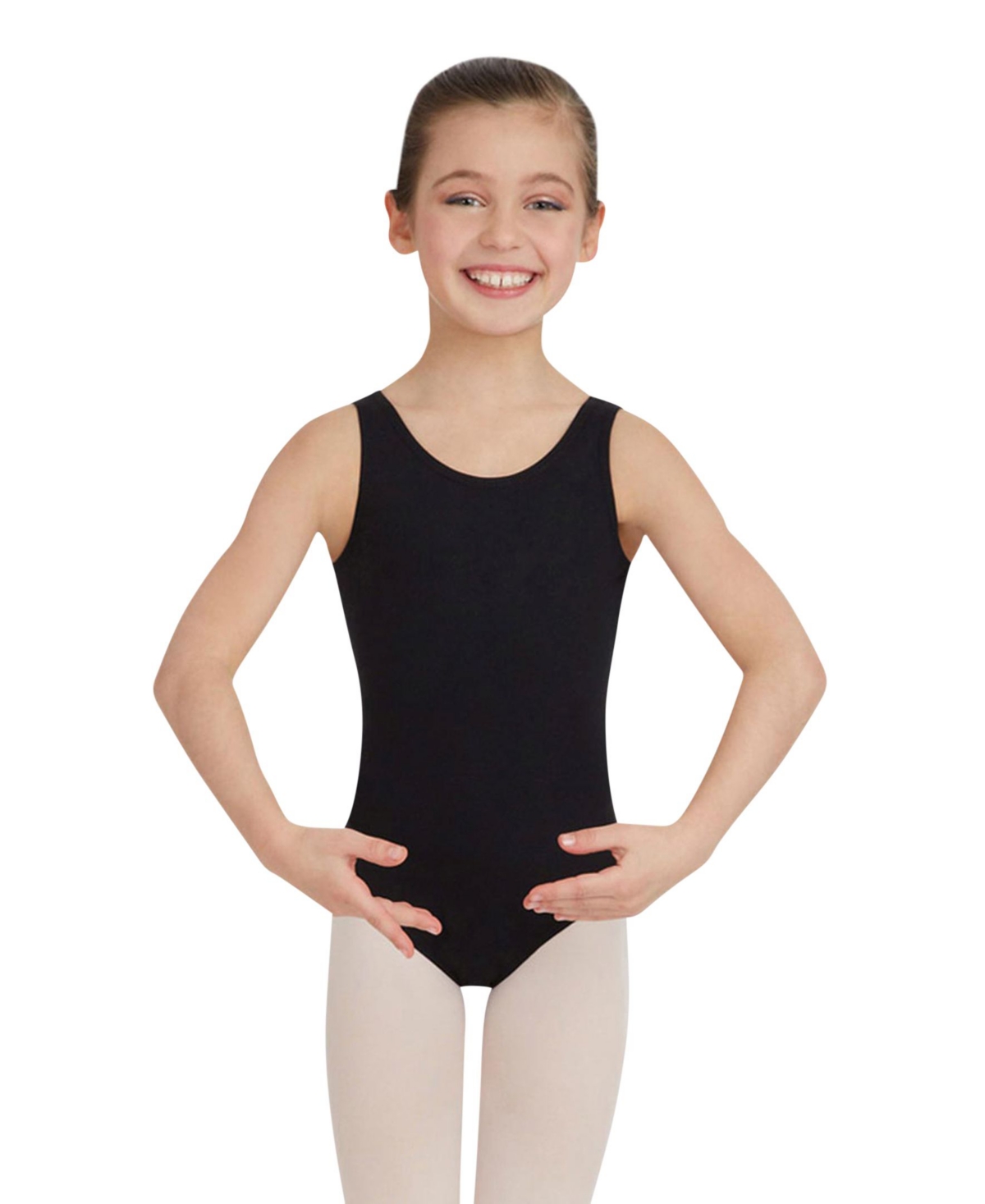 Click here for Capezio Girls Tank Leotard - Black prices