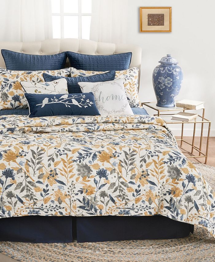 C & F Enterprises Inc C&F Home Natural Home Twin Quilt Set - Macy's