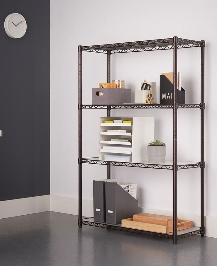 TRINITY NSF 4-Tier Indoor Wire Shelving Rack - Macy's