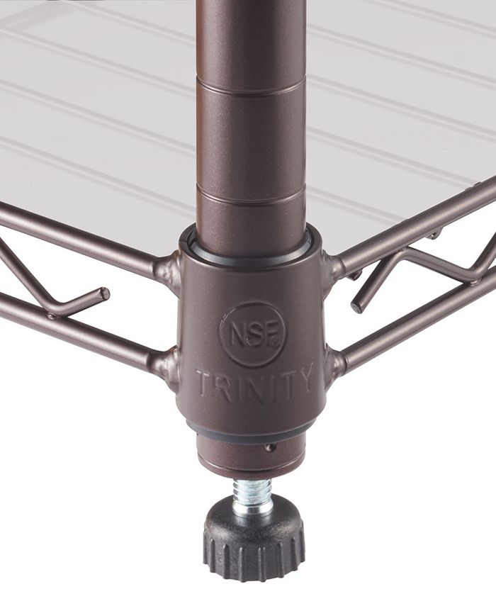 TRINITY NSF 4-Tier Indoor Wire Shelving Rack - Macy's