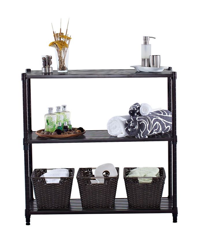 TRINITY 3-Tier Slat Shelving Rack - Macy's