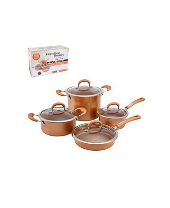 Hamilton Beach 8-Piece Cookware Set - Macy's