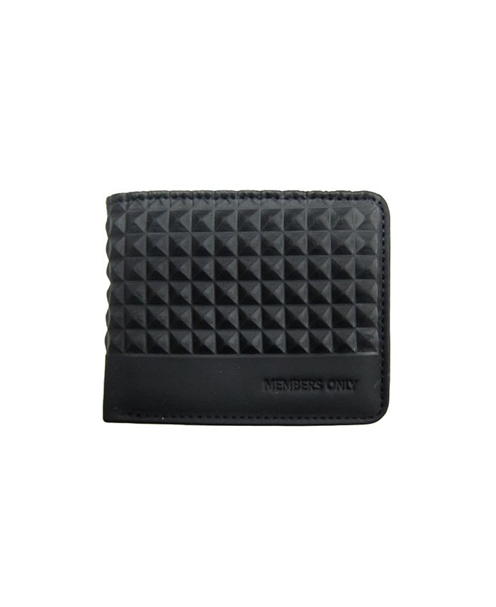 Members Only Men's Rubber Studded Wallet - Macy's