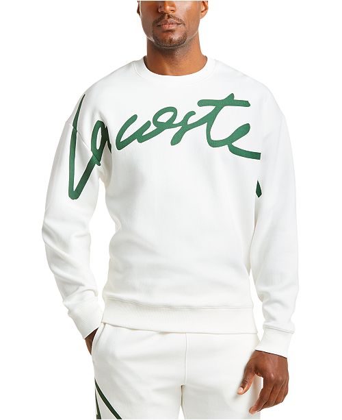 Lacoste Unisex L!VE New Script Logo Sweatshirt & Reviews - Hoodies ...