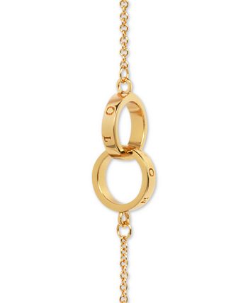 Olivia Burton Classics Double Ring Charm Bracelet - Macy's