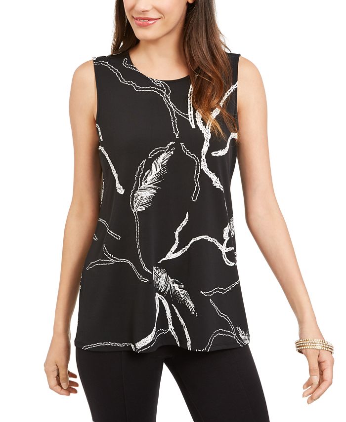 Alfani Printed Knit Tank Top, Created for Macy's - Macy's