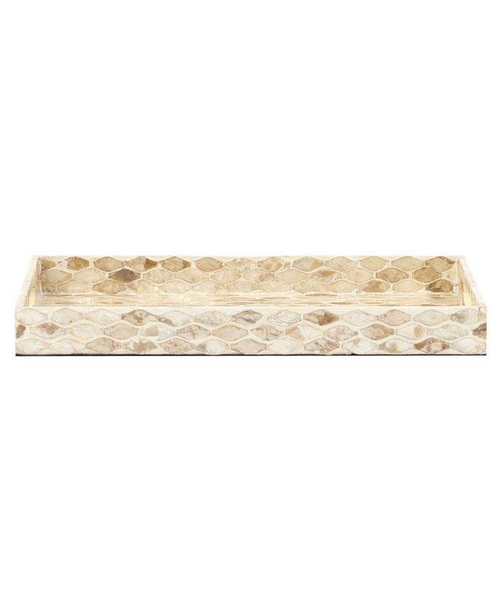 Howard Elliott Rectangular Capiz Shell Tray - Macy's