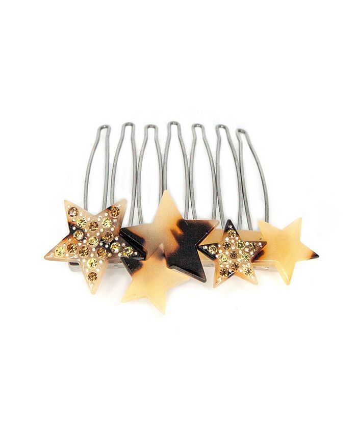 Soho Style Jeweled Tortoiseshell Stars Hair Comb - Macy's