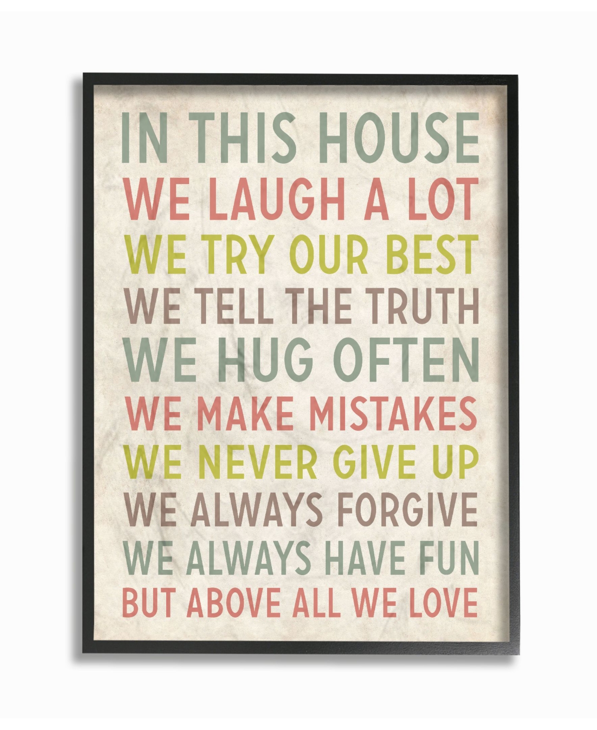 Click here for Stupell Industries Home Decor in This House We Ins... prices