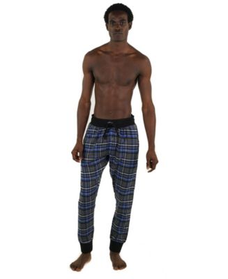 Members Only Flannel Jogger Lounge Pant with Draw String - Macy's