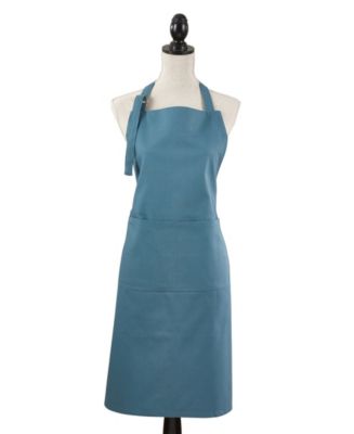 Saro Lifestyle Classic Cuisine Denim Pocket Apron - Macy's