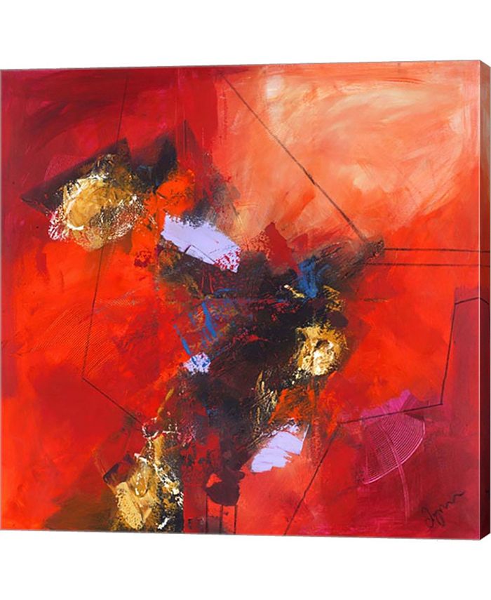 Metaverse Abstract Red by Lynn Canvas Art, 24" x 24" - Macy's