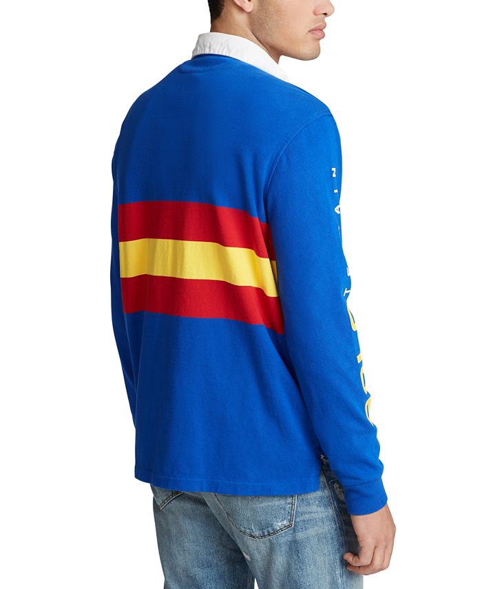 Polo Ralph Lauren Men's Big & Tall Classic Fit Graphic Rugby Top - Macy's