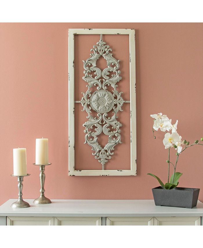 Stratton Home Décor Stratton Home Decor Grey Scroll Panel Wall Decor ...