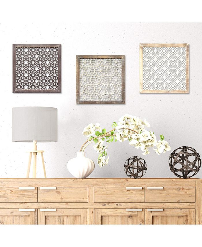 Stratton Home Décor Stratton Home Decor Framed Laser-Cut Wall Decor ...