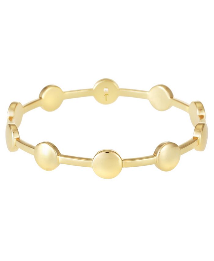 Trifari 14K Gold-Plated Bangle Bracelet - Macy's