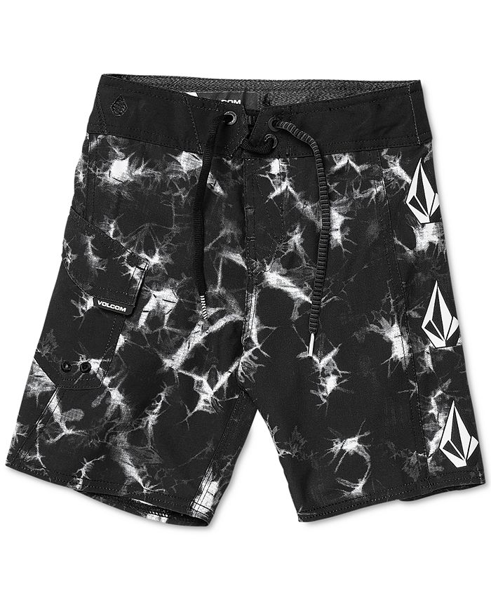 Volcom Toddler & Little Boys Printed Swim Trunks - Macy's