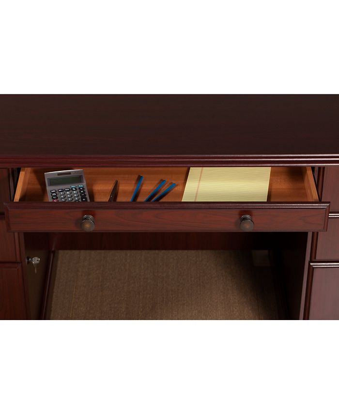 Kathy Ireland Home by Bush Furniture Bennington Manager's Desk - Macy's