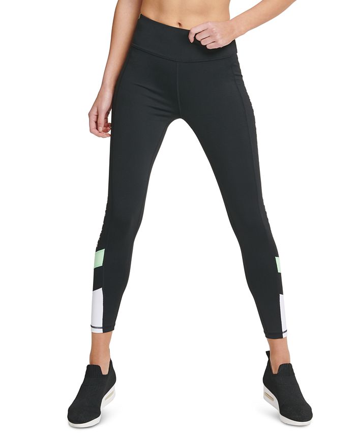 DKNY Colorblocked Leggings - Macy's
