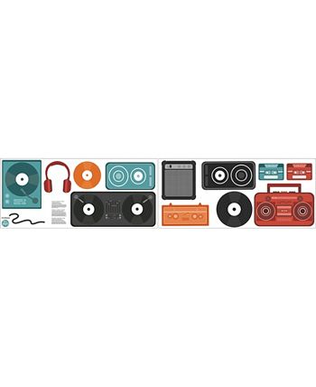 WallPops Retro Beats Wall Art Kit - Macy's