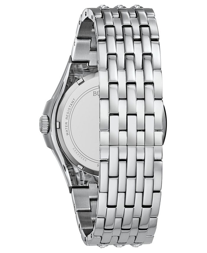 Bulova Men's Phantom Stainless Steel Bracelet Watch 42mm - Macy's