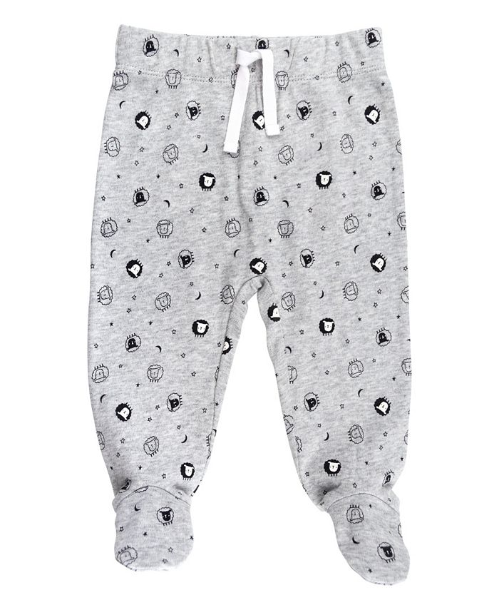 Mac & Moon Baby Boy and Girl 4-Piece Footed Layette Set - Macy's