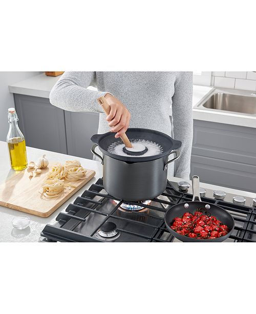 Calphalon Classic 14-Pc. Non-Stick No-Boil-Over Hard Anodized Cookware ...