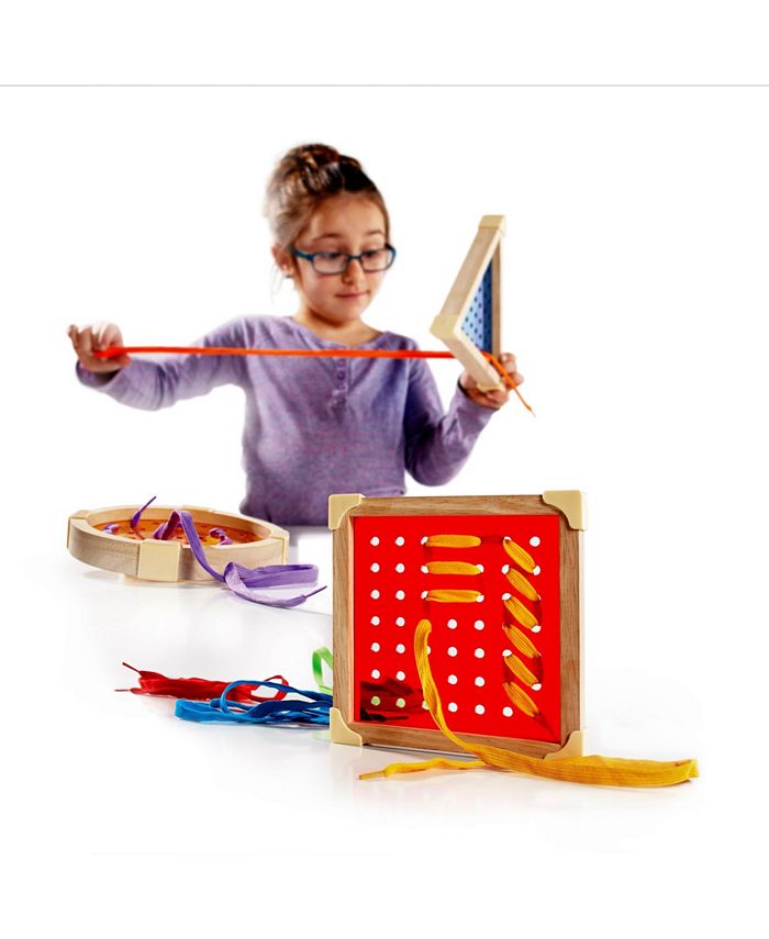 Guidecraft, Inc Guidecraft Geo Shape Lacing - Macy's