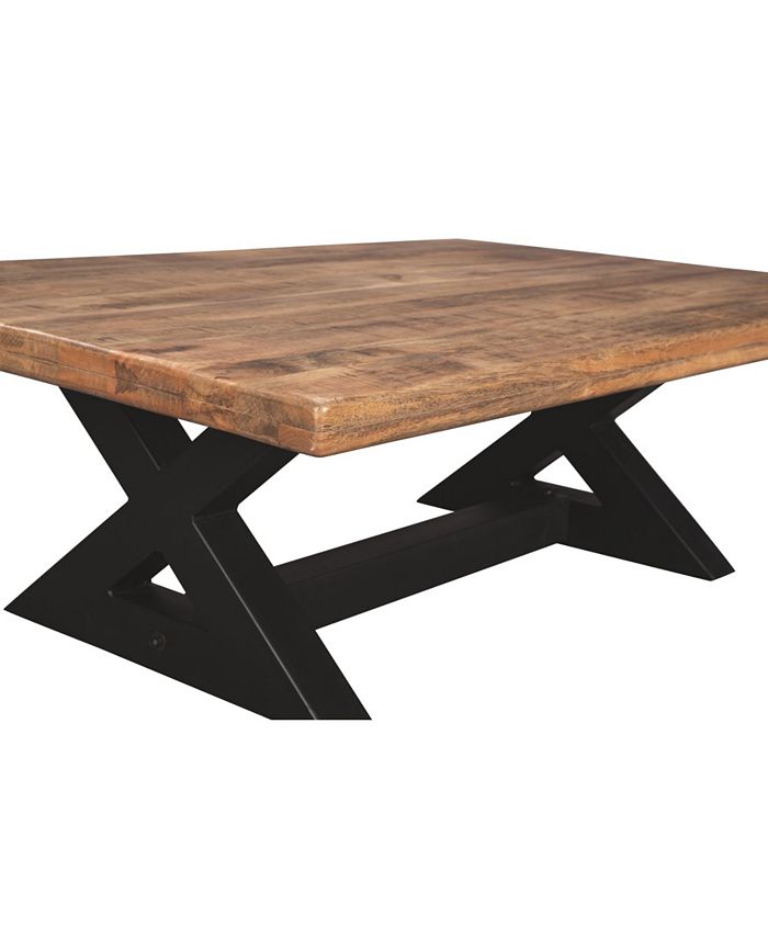 Signature Design By Ashley Ashley Furniture Wesling Coffee Table - Macy's