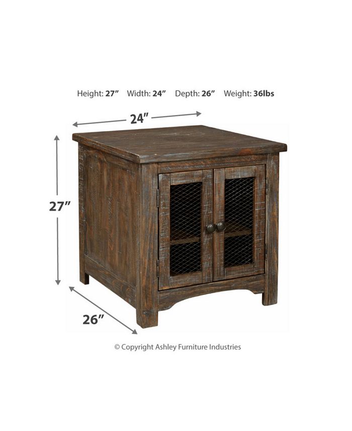 Signature Design By Ashley Ashley Furniture Danell Ridge End Table - Macy's