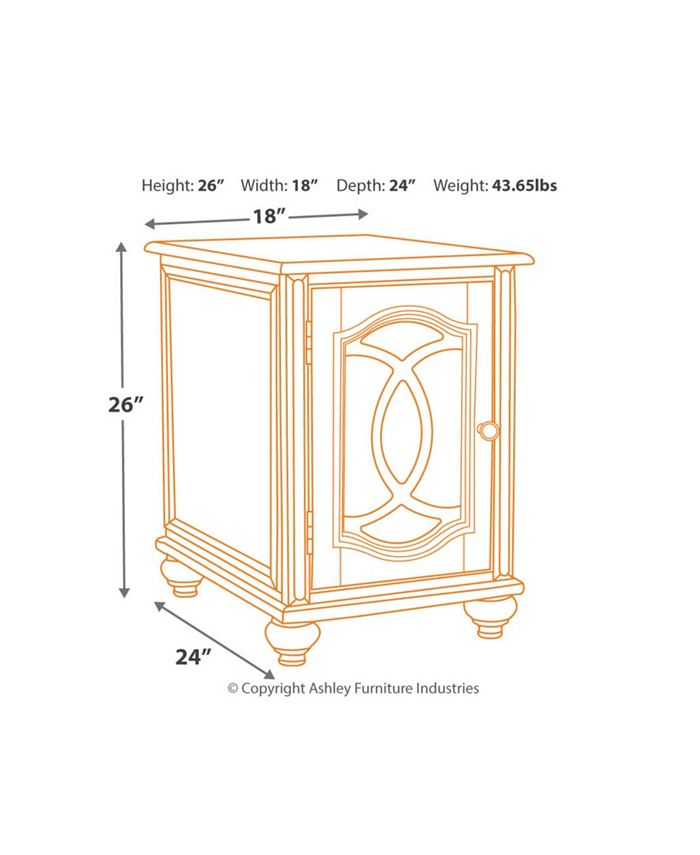 Signature Design By Ashley Realyn Chair Side End Table - Macy's