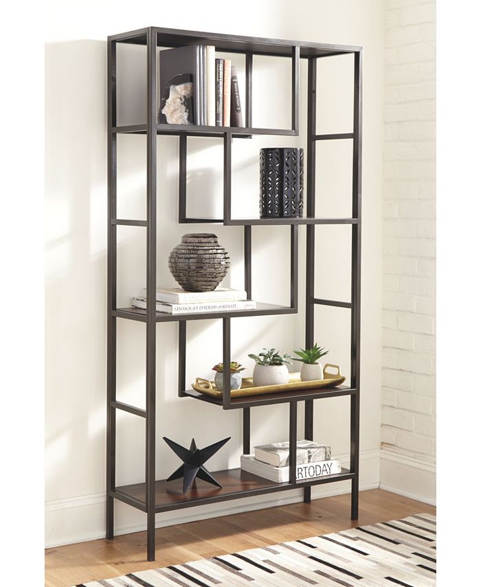 Signature Design By Ashley Ashley Furniture Frankwell Bookcase - Macy's