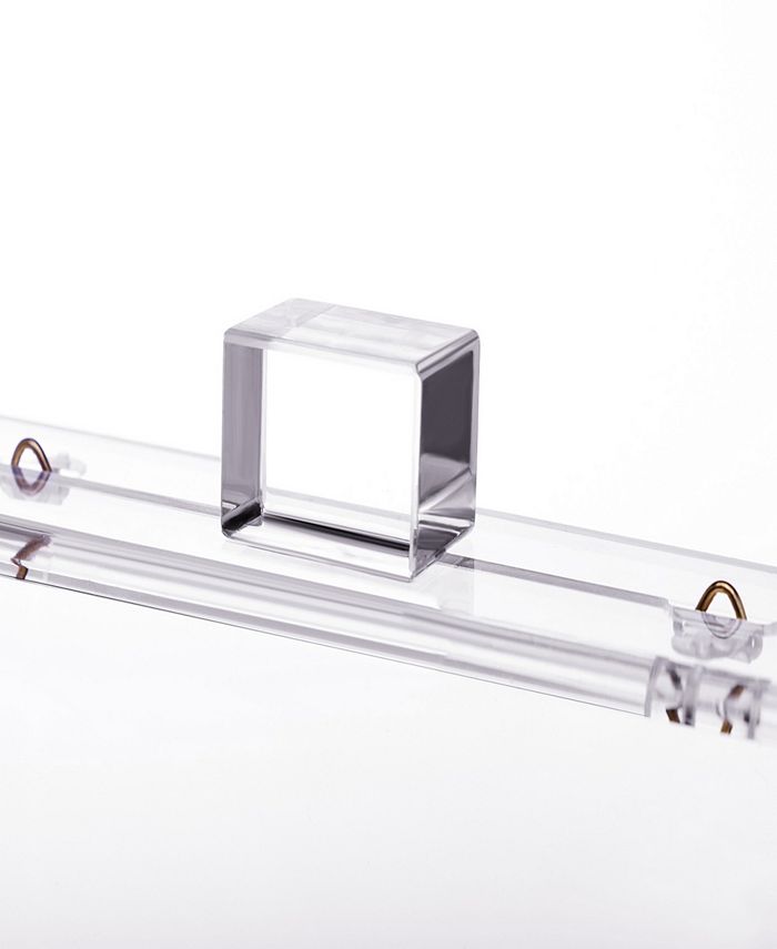 Milanblocks Transparent Acrylic Clasp Clutch - Macy's