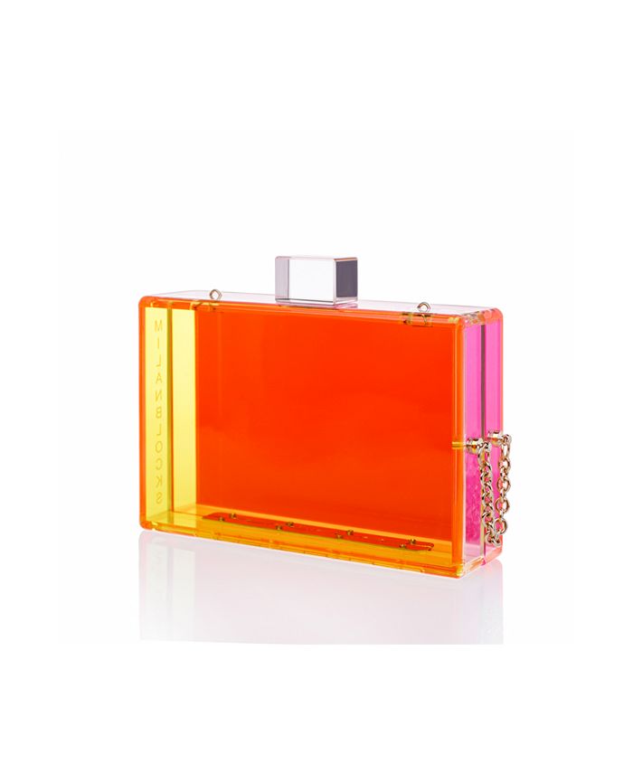 Milanblocks Trendy Transparent Acrylic Clutch - Macy's