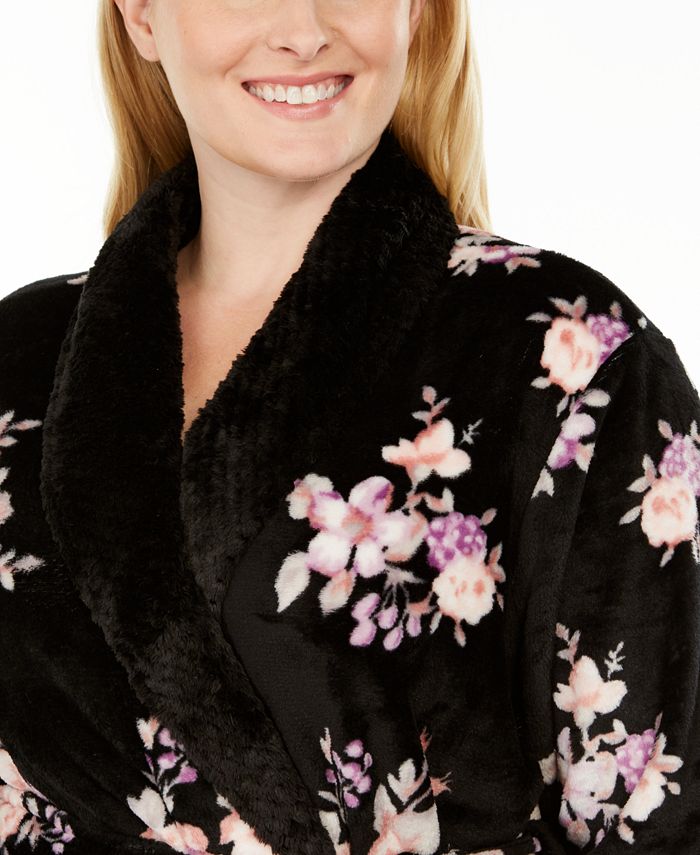 Charter Club Plus Size Long Plush Robe, Created for Macy's - Macy's