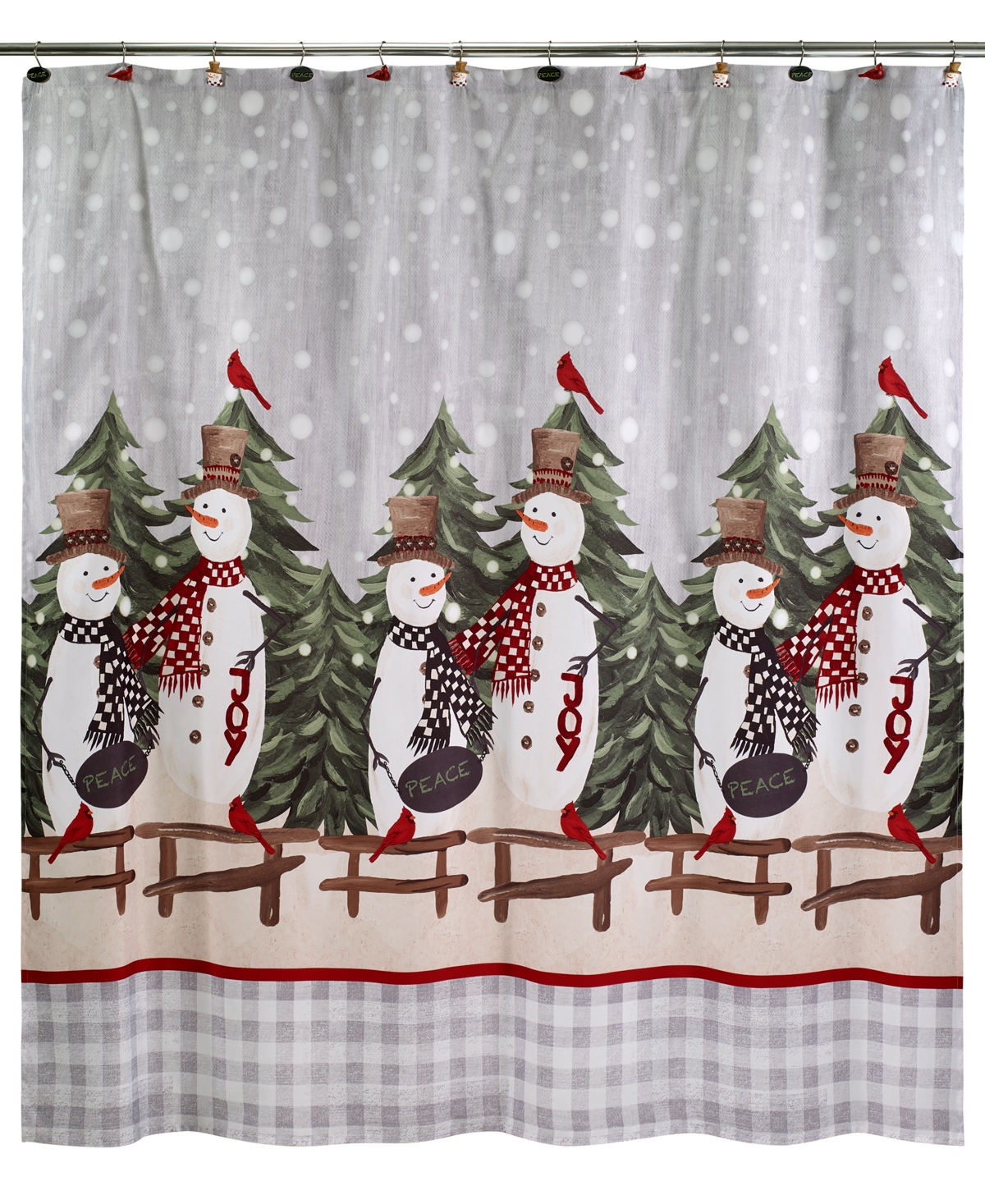 Click here for Avanti Country Friends Holiday Resin Shower Curtai... prices