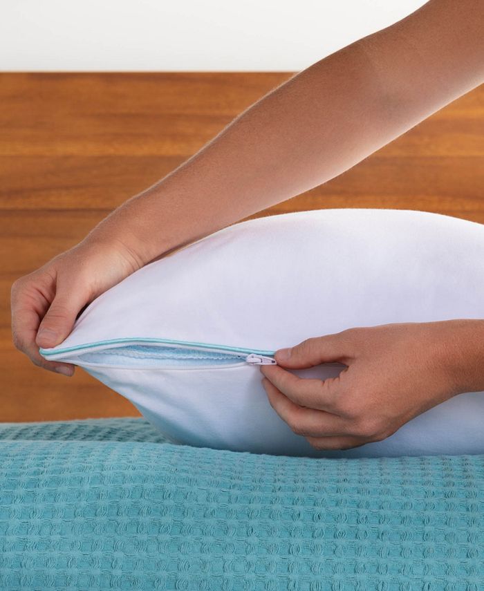 Linenspa Gel Encased Shredded Memory Foam Pillow, King - Macy's