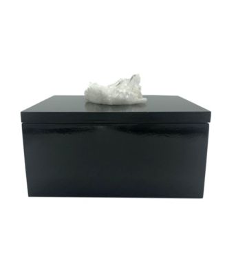 Nature's Decorations - Jewelry Box with Quartz Cluster - Macy's