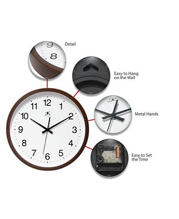 Infinity Instruments Round Wall Clock - Macy's