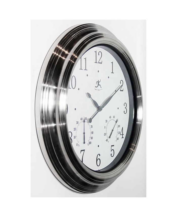 Infinity Instruments Round Wall Clock - Macy's