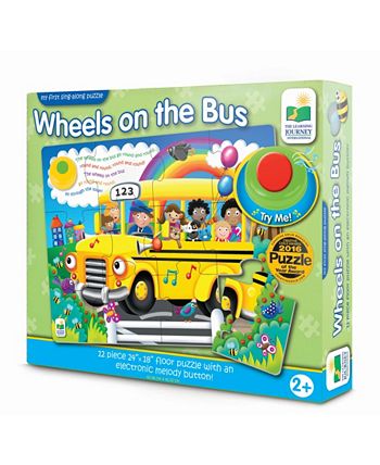 The Learning Journey My First Sing-Along Puzzle - Wheels on the Bus- 12 ...