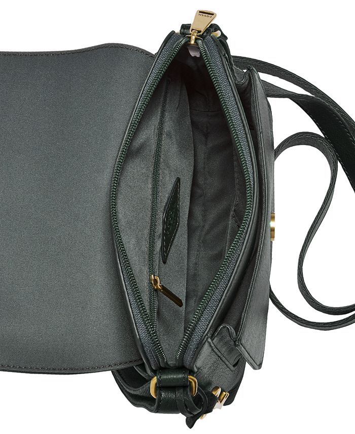 Fossil Kinley Leather Crossbody - Macy's
