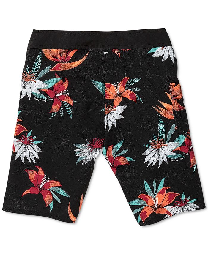 Volcom Toddler & Little Boys Verano Stone Printed Swim Trunks - Macy's