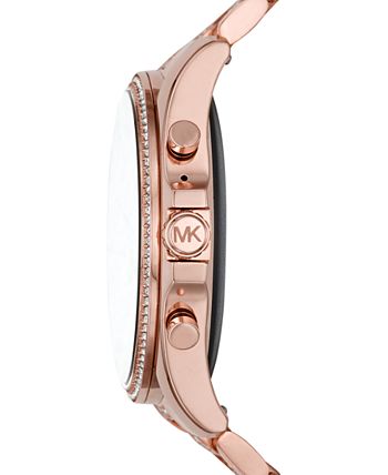 Michael Kors Access Gen 5 Bradshaw Pavé Rose Gold-Tone Stainless Steel ...