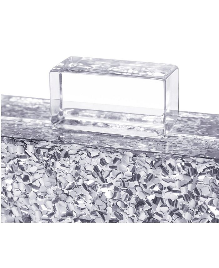 Milanblocks Confetti Acrylic Clutch Handbag - Macy's