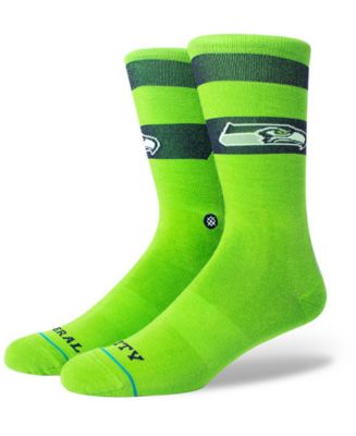 Stance Seattle Seahawks Spirit Strip Crew Socks - Macy's