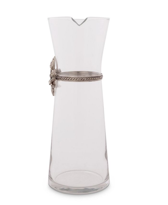 Vagabond House Carafe Glass Wine, Juice, Lemonade, Water with Solid ...