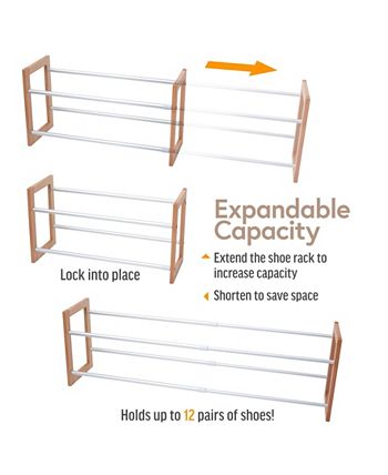 Innoka Expandable and Stackable Shoe Rack - Macy's