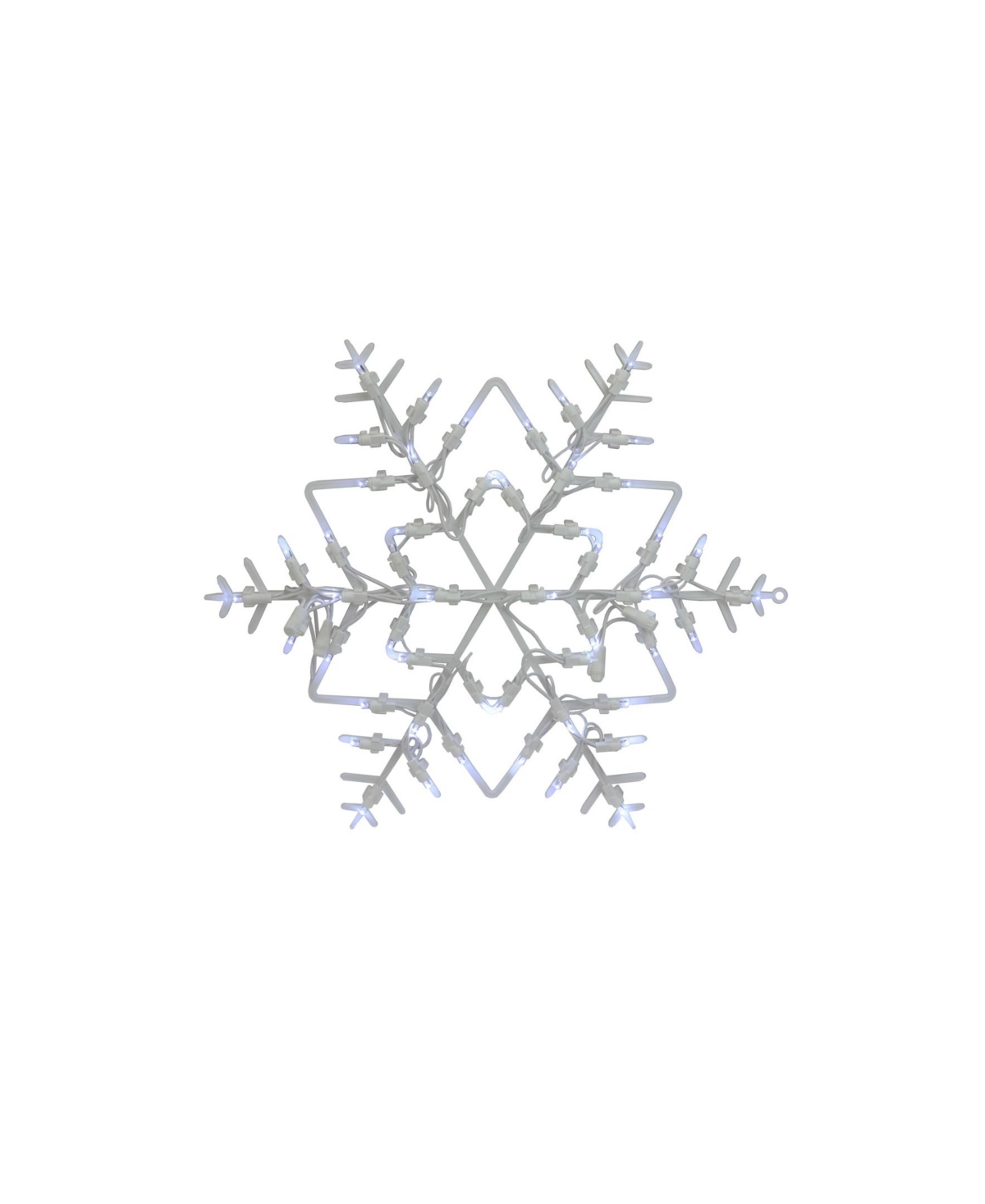 Click here for Northlight 16 White Lighted Snowflake Christmas Wi... prices