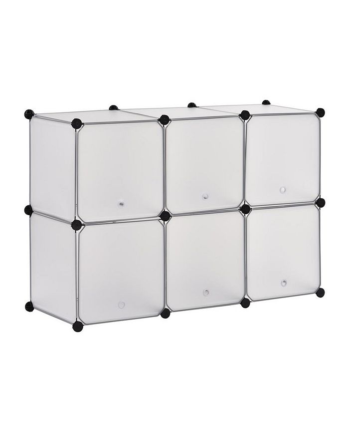 Edsal Clear 6-Cube Organizer System - Macy's